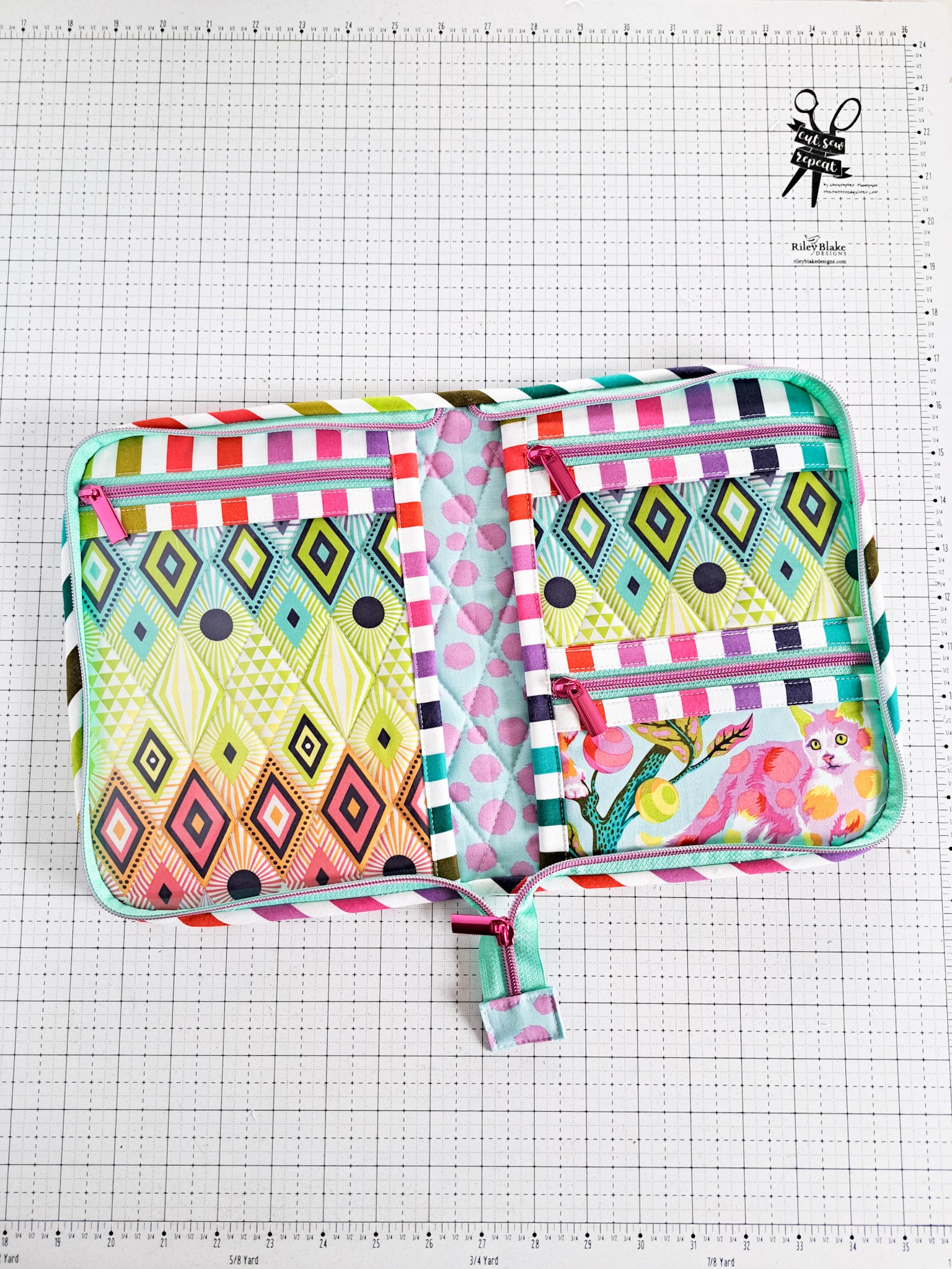 Atlas Zipper Case PDF Pattern - Instant Download – Center Street Quilts